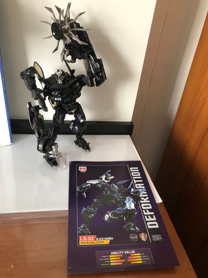 Transformers Movie Black Mamba BMB LS-02 Barricade, Hobbies & Toys ...