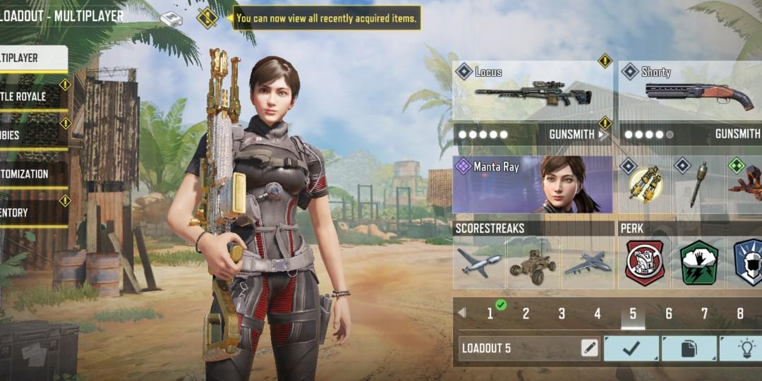 WTS COD MOBILE MANTA RAY, Video Gaming, Gaming Accessories, Game Gift ...