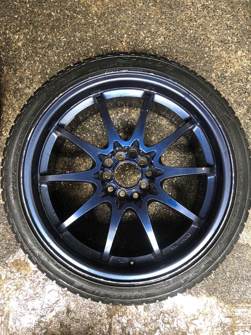 18s Volk Racing Rays Engineering CE28 (Rota Fighter) with Tires, Car ...