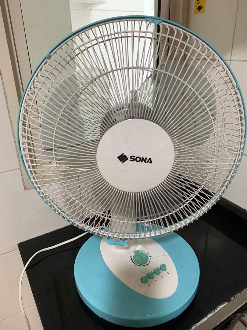 2 table top fans from SONA, Furniture & Home Living, Lighting & Fans ...