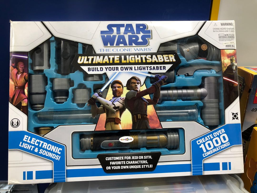 絕版 Star Wars 星球大戰 The Clone Wars Ultimate Lightsaber 組合 Build your own ...