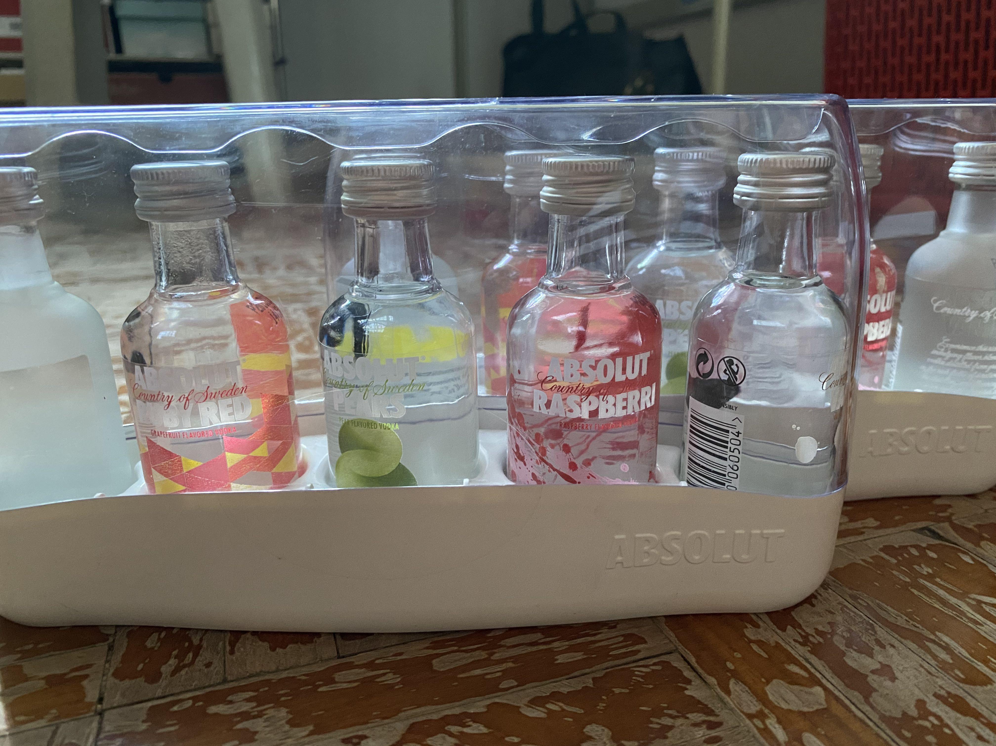Absolute Vodka Miniature Gift Pack, Food & Drinks, Beverages on Carousell