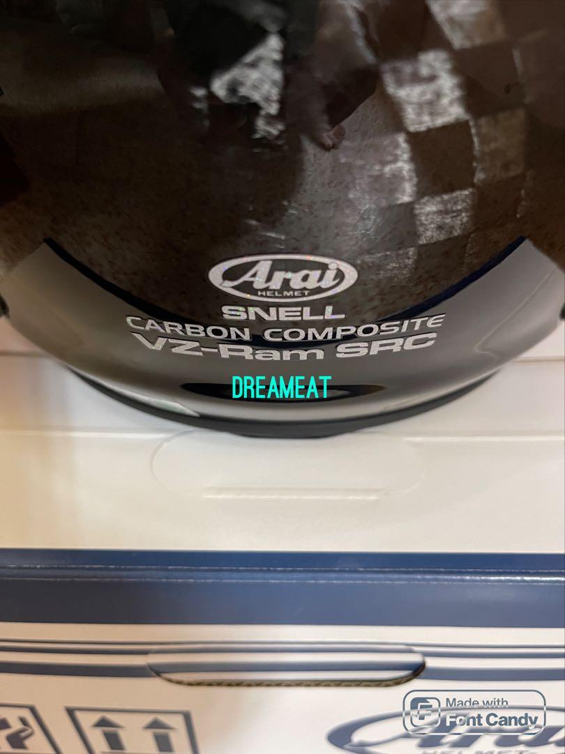 ARAI VZ RAM SUPER RACING CARBON FIBER HELMET (SRC)(SELLING BELOW COST PRICE)(100% BRAND NEW ...