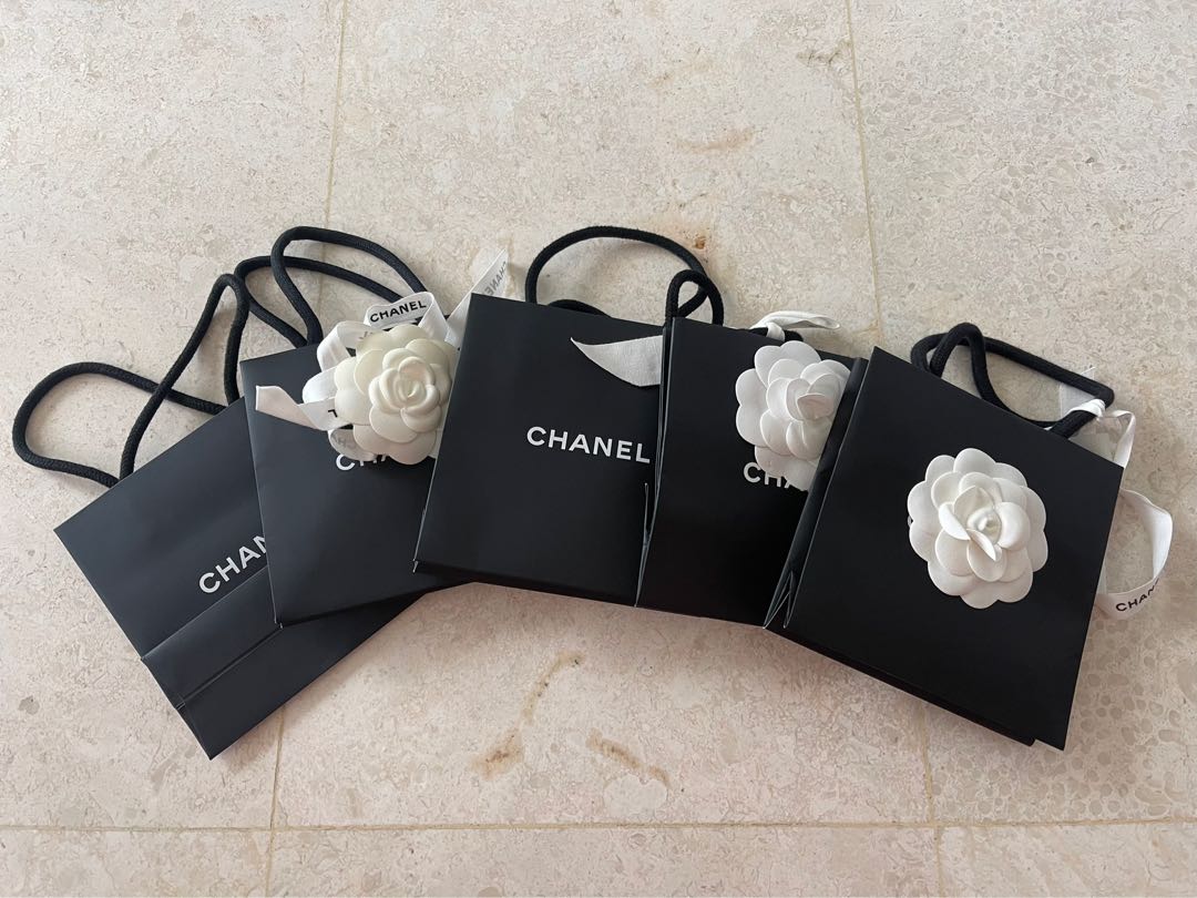 Authentic Chanel paper bag, Luxury, Accessories on Carousell