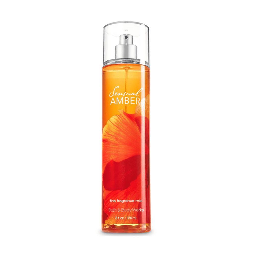 Bath & Body Works Body Mist Sensual Amber, Beauty & Personal Care ...