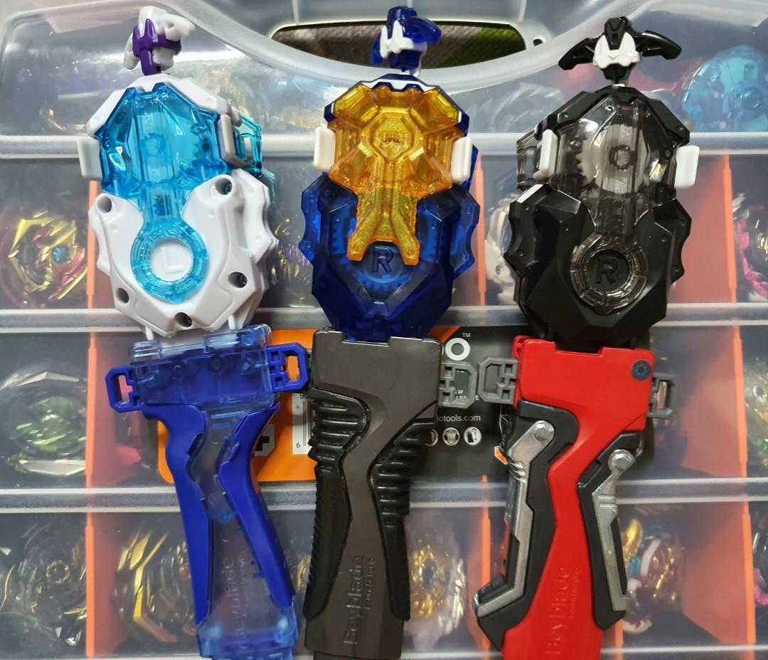 Beyblade Grips Dampers and LR Launchers Dynamite DB Superking Choz ...