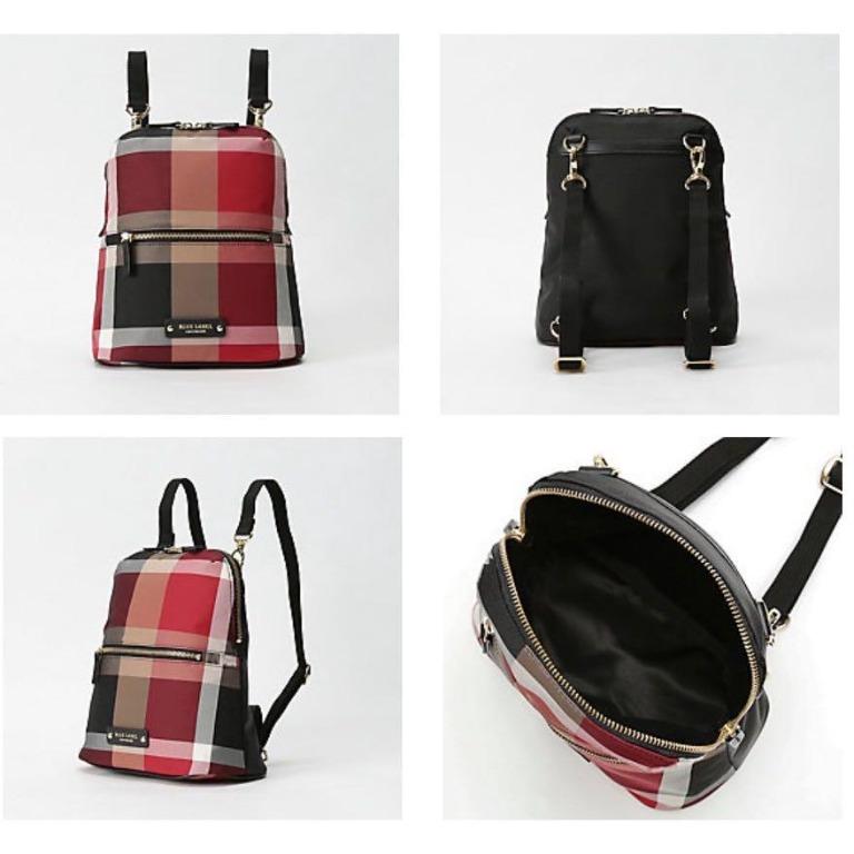 Blue Label Backpack and Shoulder Bag, Women's Fashion, Bags & Wallets ...