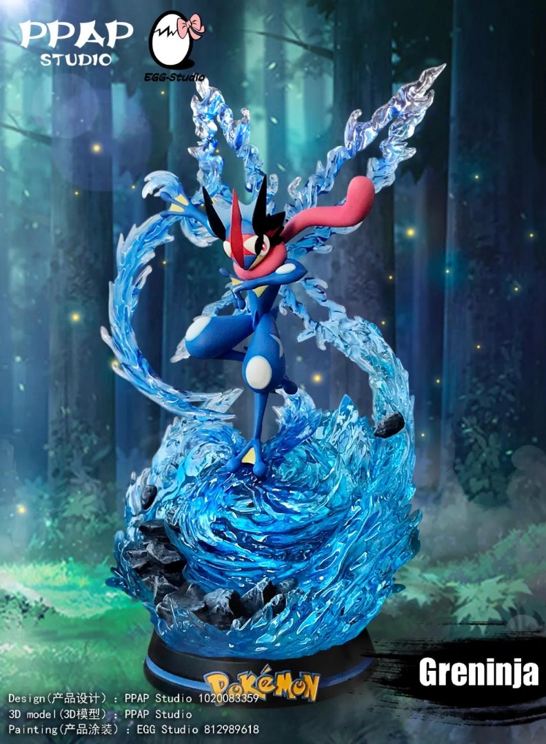 [BN] PPAP x Egg Studio Greninja -Pokemon gk resin statue, Hobbies & Toys, Toys & Games on Carousell