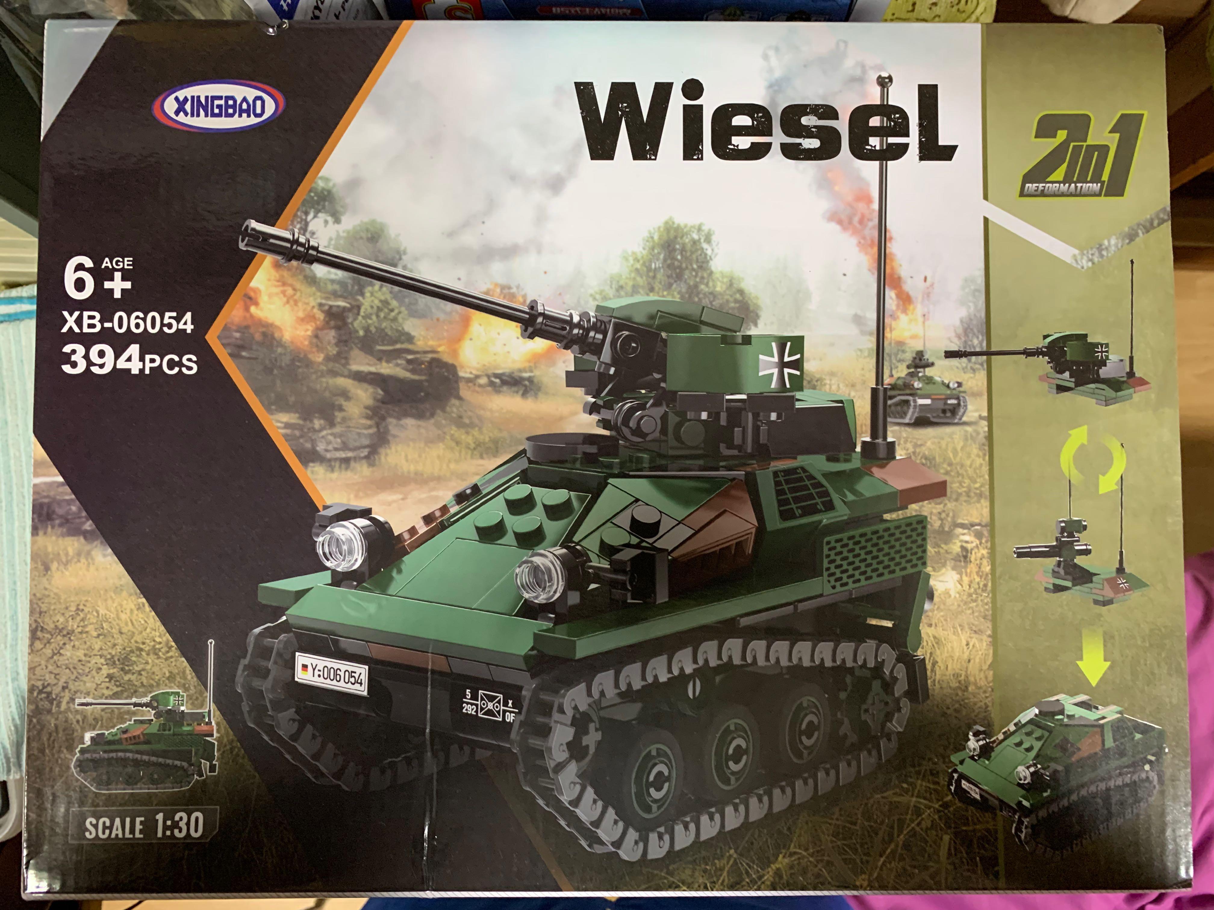 Brand new lego like military tank Wiesel German army xingbao, Hobbies ...