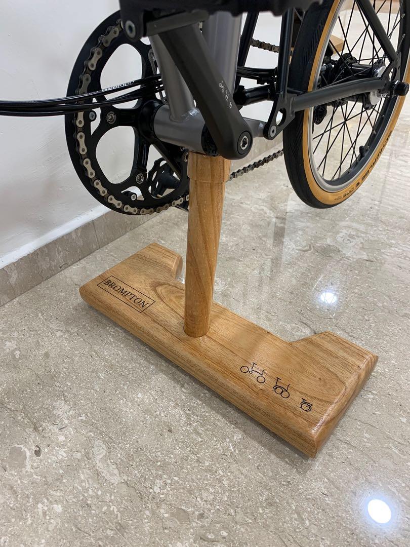 Brompton wooden stand, Sports Equipment, Bicycles & Parts, Parts ...