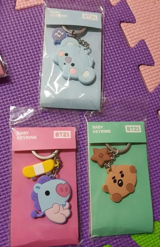 BT21 Baby Key Ring, Hobbies & Toys, Memorabilia & Collectibles, K-Wave ...