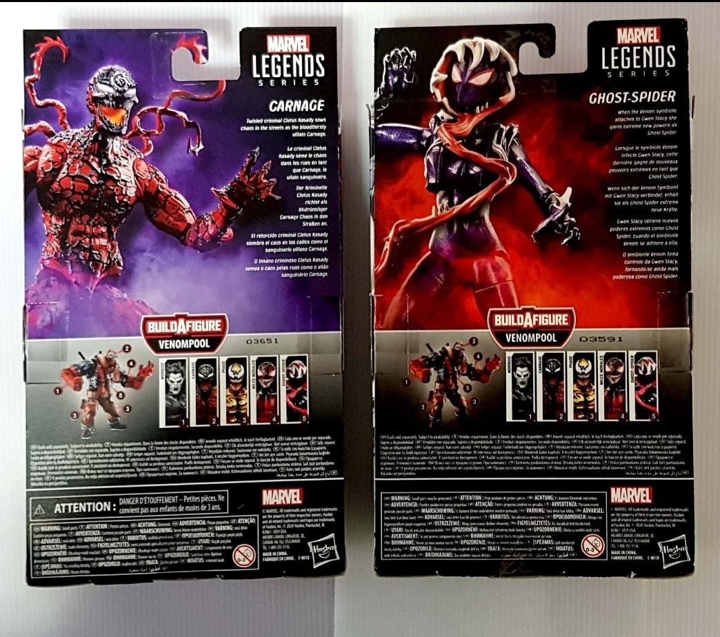Carnage & Ghost Spider Marvel Legends, Hobbies & Toys, Toys & Games on ...