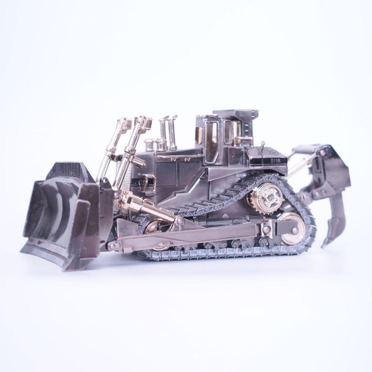 Cat D11r Dozer W/ Metal Tracks - Silver 100 Years Norscot 1:50 Die-Cast ...