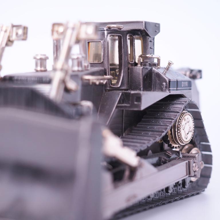 Cat D11r Dozer W/ Metal Tracks - Silver 100 Years Norscot 1:50 Die-Cast ...