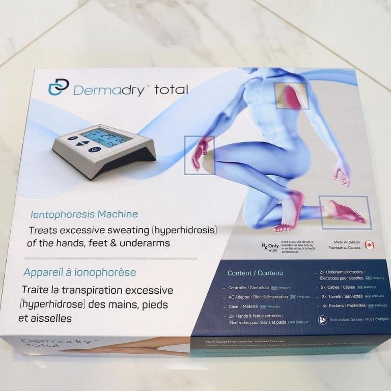 Dermadry Iontophoresis for Hyperhidrosis Excessive Sweating of Hands ...