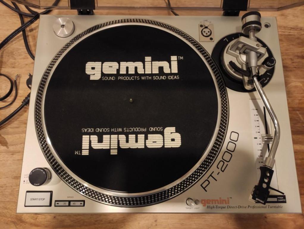 Gemini PT-2000 Direct Drive Professional Turntable - munimoro.gob.pe