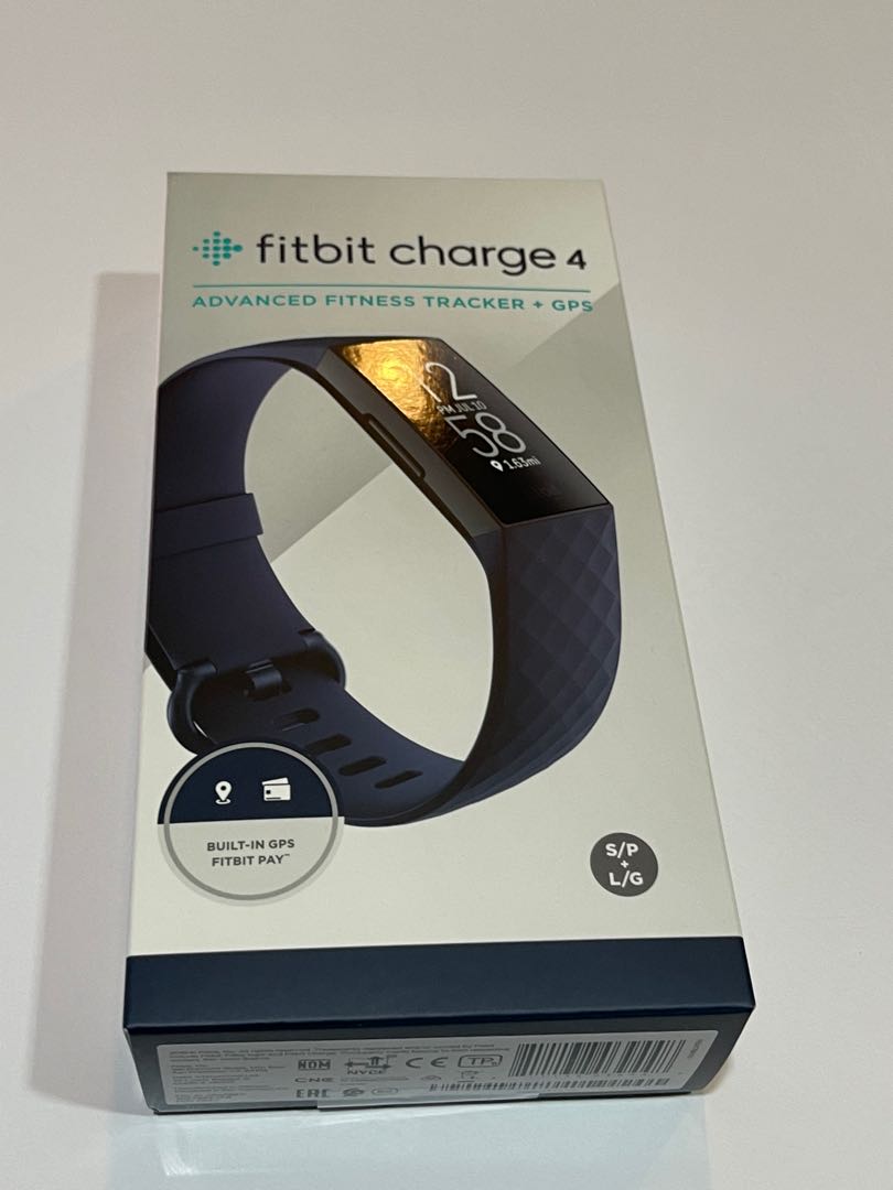 Fitbit Charge 4 (Blue), Mobile Phones & Gadgets, Wearables & Smart ...