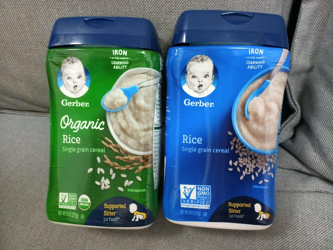 Gerber baby rice cereal, Babies & Kids, Nursing & Feeding, Weaning ...