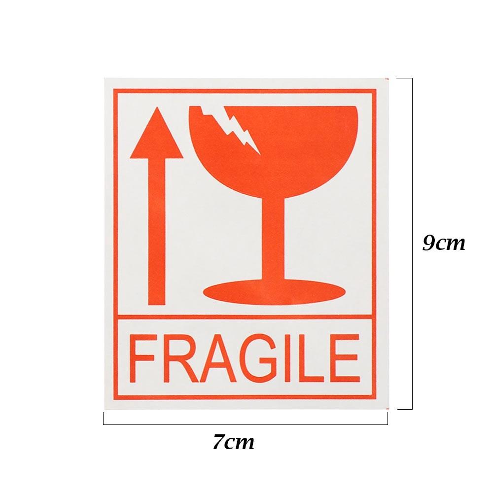 Hazard Sign Parcel Mark Fragile Warning Sticker, Hobbies & Toys ...