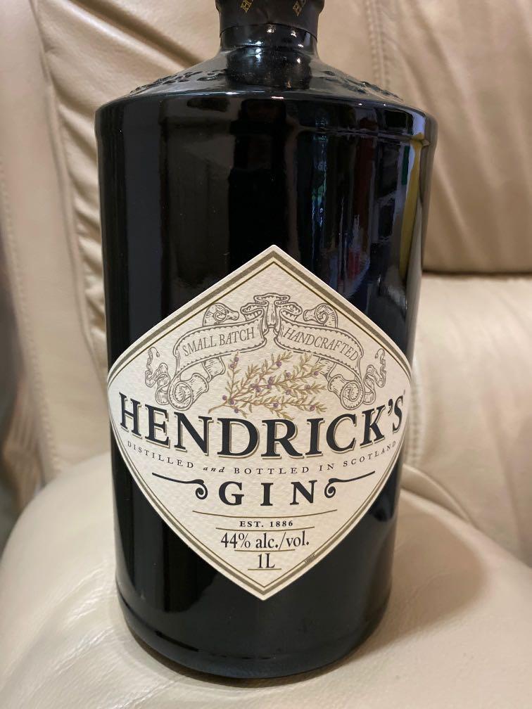 Hendricks Gin 1L, Food & Drinks, Alcoholic Beverages on Carousell