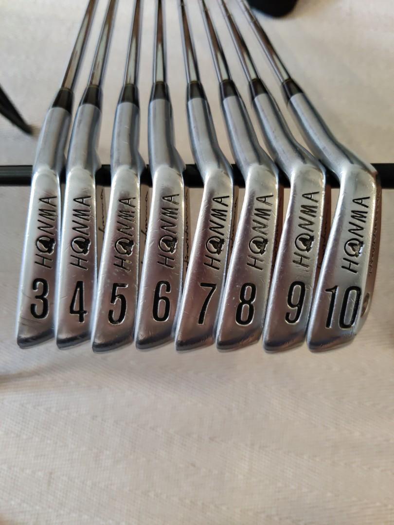 Hiro Honma Golf Iron Set 3-10(PW) Steel shaft, Sports Equipment, Sports ...