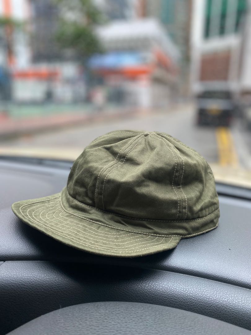 HOUSTON USMC HBT HAT CAP HERRINGBONETWILL WORKER USN US NAVY MILITARY ...