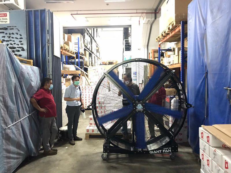 HVLS Giant Fan | Big Fan | Huge Fan | 210 Height | Industrial Fan ...