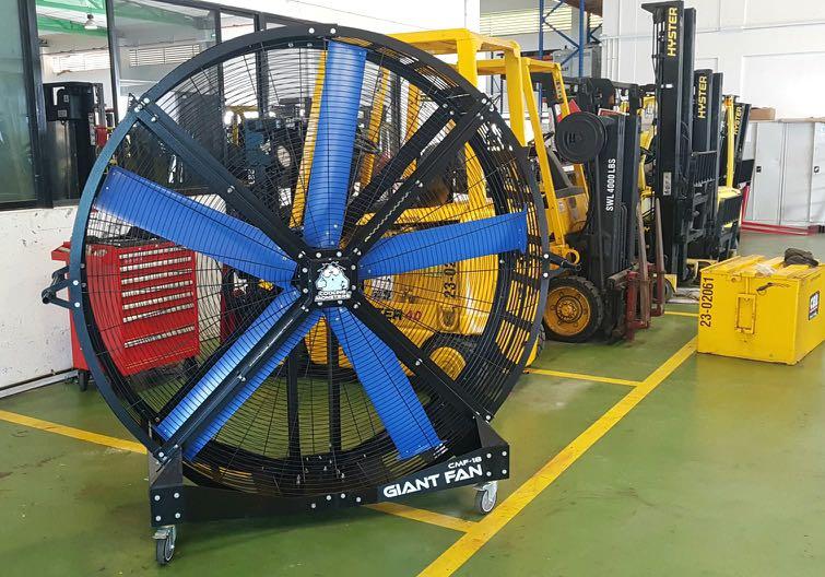 HVLS Giant Fan | Big Fan | Huge Fan | 210 Height | Industrial Fan ...