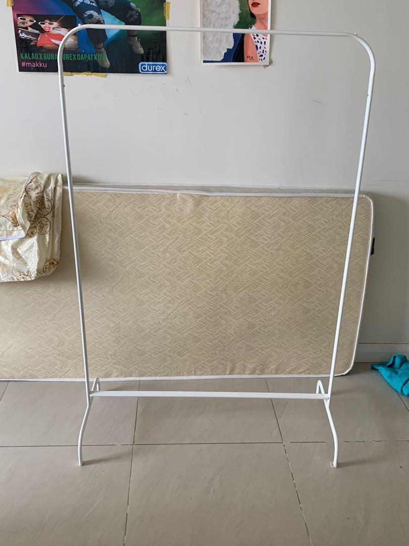 IKEA MULIG White Rack 2 Units, Furniture & Home Living, Furniture ...