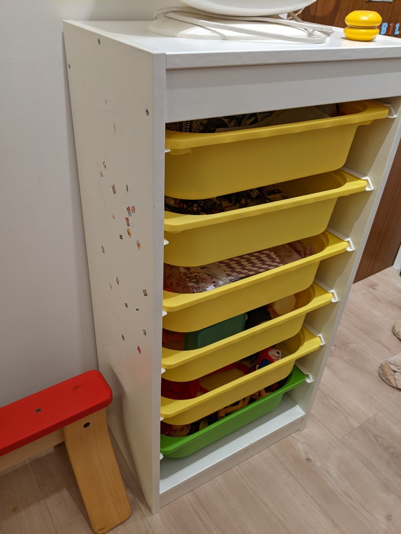 Ikea Trofast with inserts, Furniture & Home Living, Furniture, Shelves ...