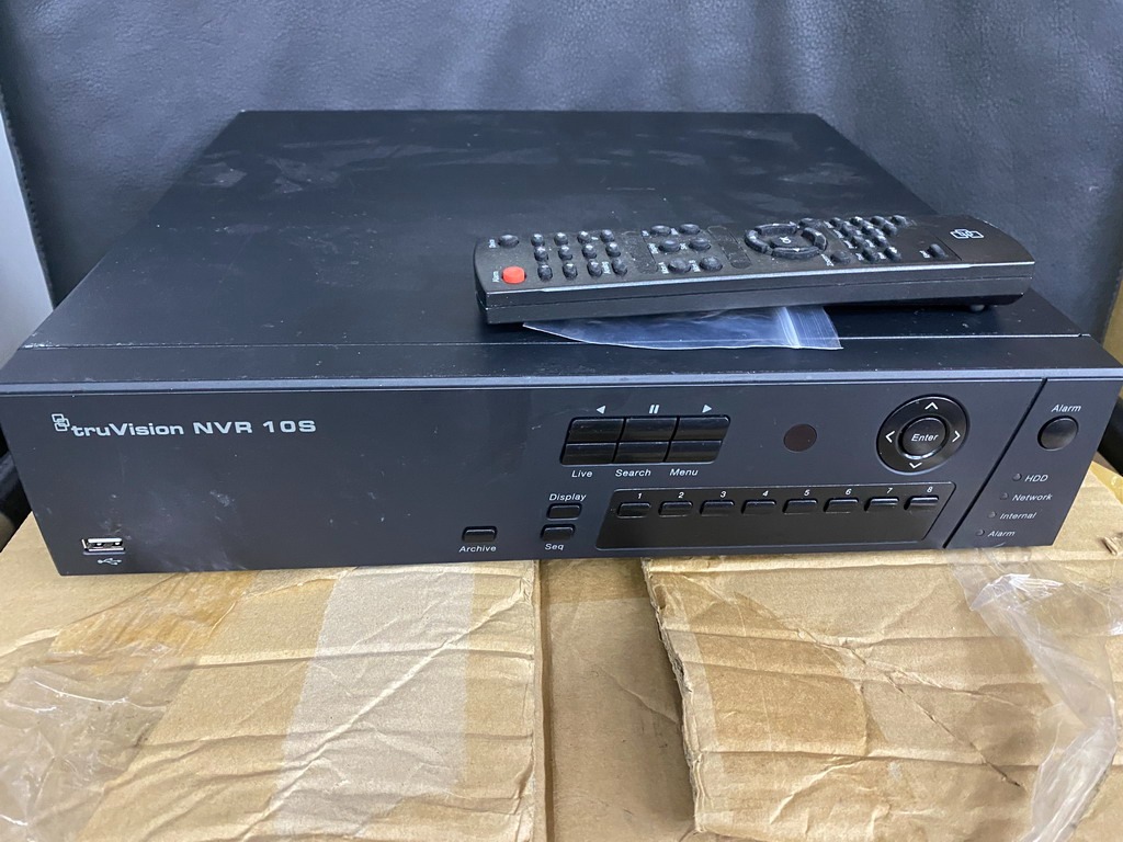 防盜監控系統 Interlogix TVN-1008S TruVision NVR 10, 8 Channels POE Switch ...