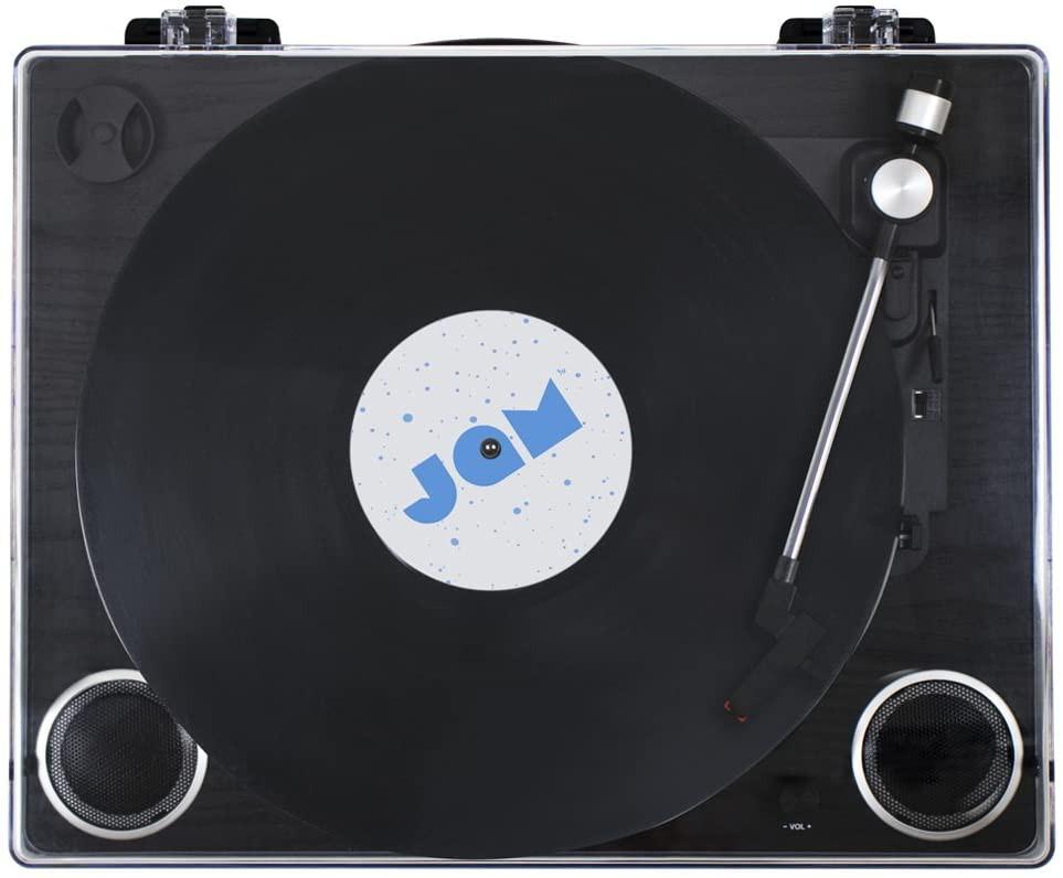 JAM Turntable Vinyl Record Player, 3 Speed Belt Drive for Superior ...