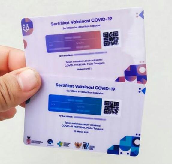 Jasa cetak kartu sertifikat vaksin covid 19, Barang Yang Dicari di Carousell
