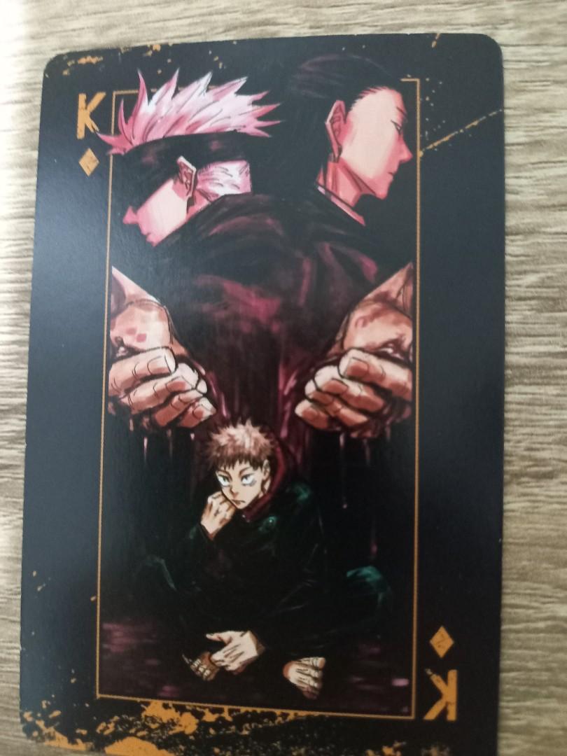 Jujutsu kaisen jjk king poker card yuji geto gojo, Hobbies & Toys ...