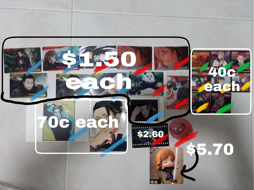 Jujutsu kaisen jjk king poker card yuji geto gojo, Hobbies & Toys ...