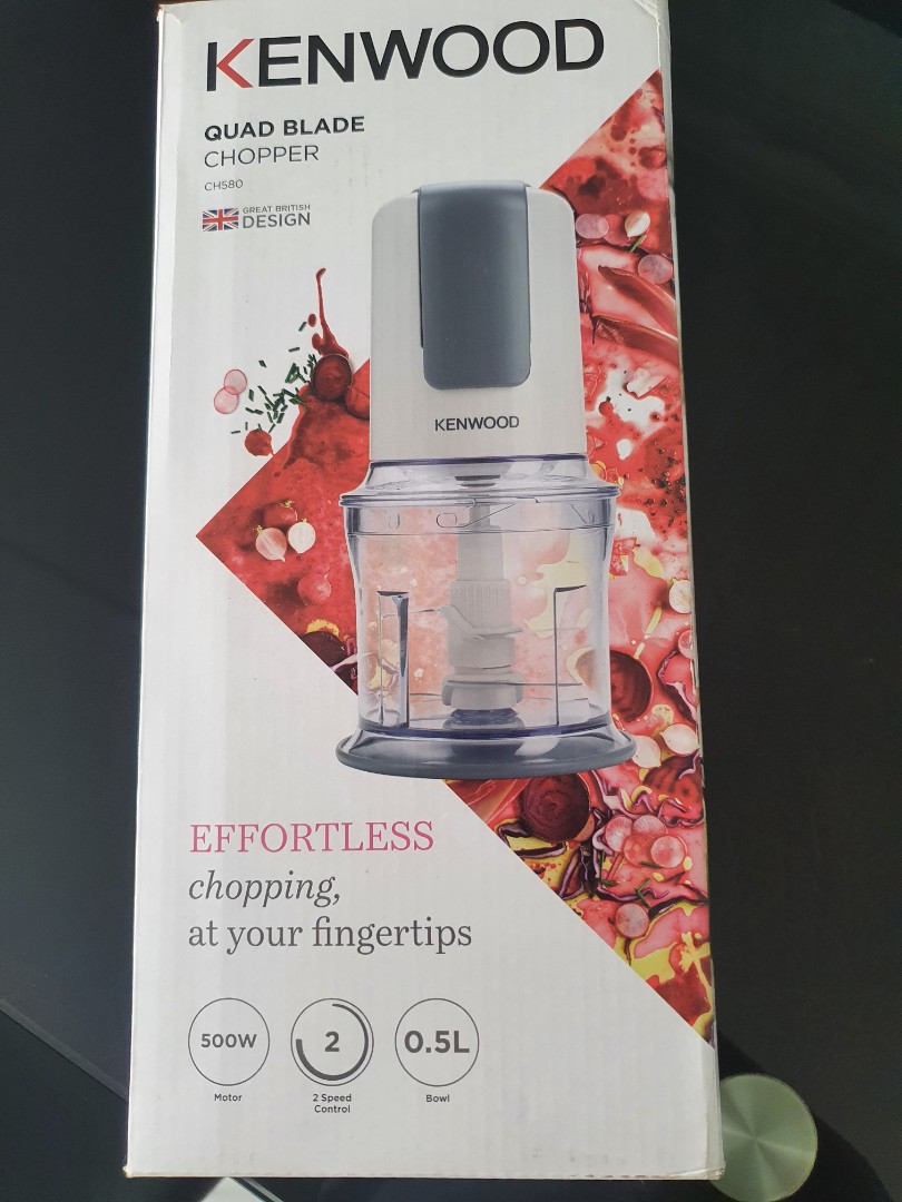 Kenwood CH580 Quad Blade Chopper, Furniture & Home Living, Kitchenware ...