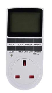 KWE-TM02 Electronic Digital Timer Plug Kitchen Timer Plug 230 V 50 Hz 7 ...