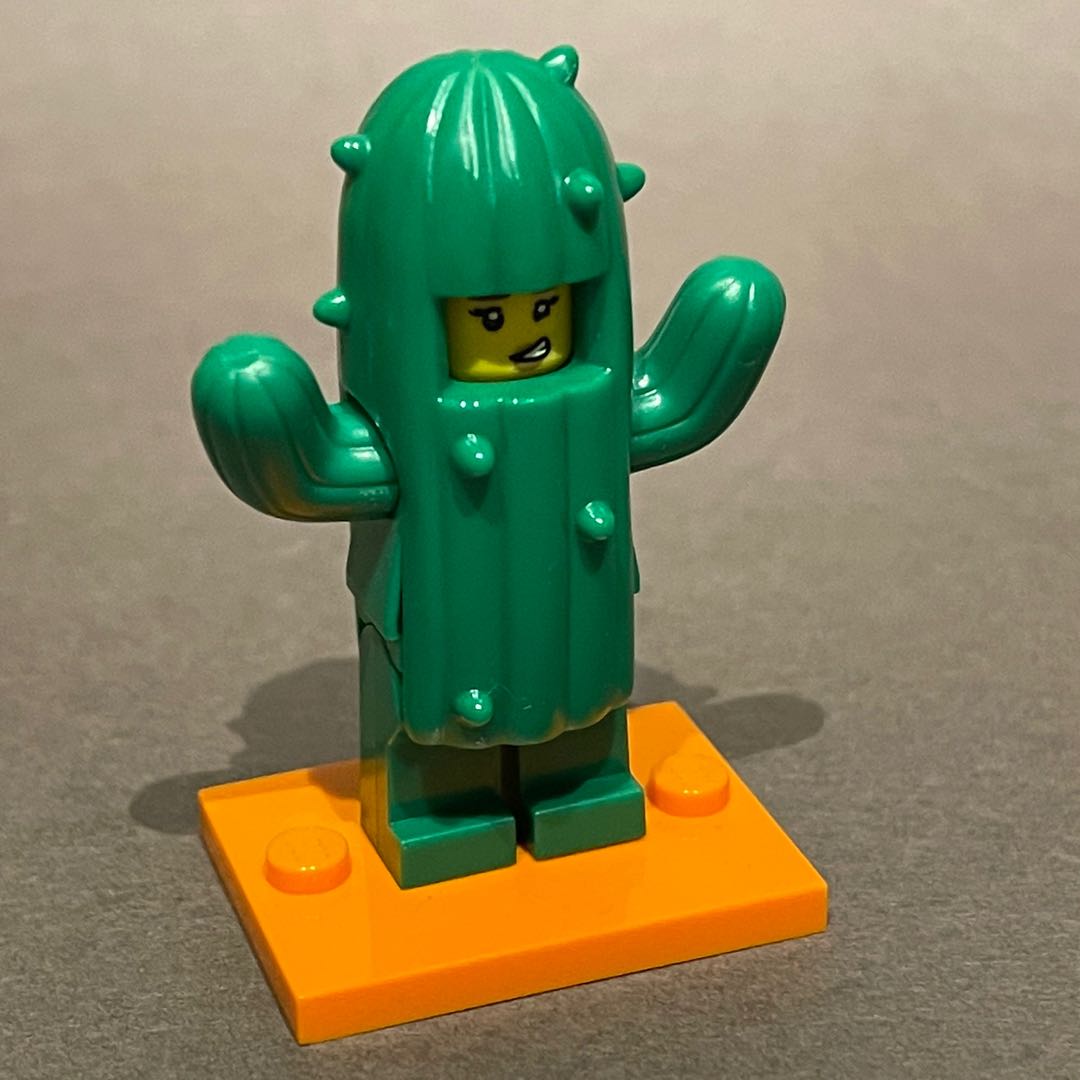 LEGO CMF Series 18 Cactus Suit Guy Minifigure, Hobbies & Toys, Toys ...