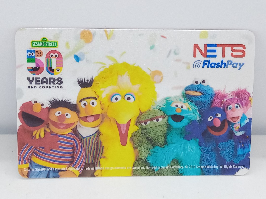 Limited edition Sesame Street 50th Anniversary Nets Flashpay card, Everything Else on Carousell