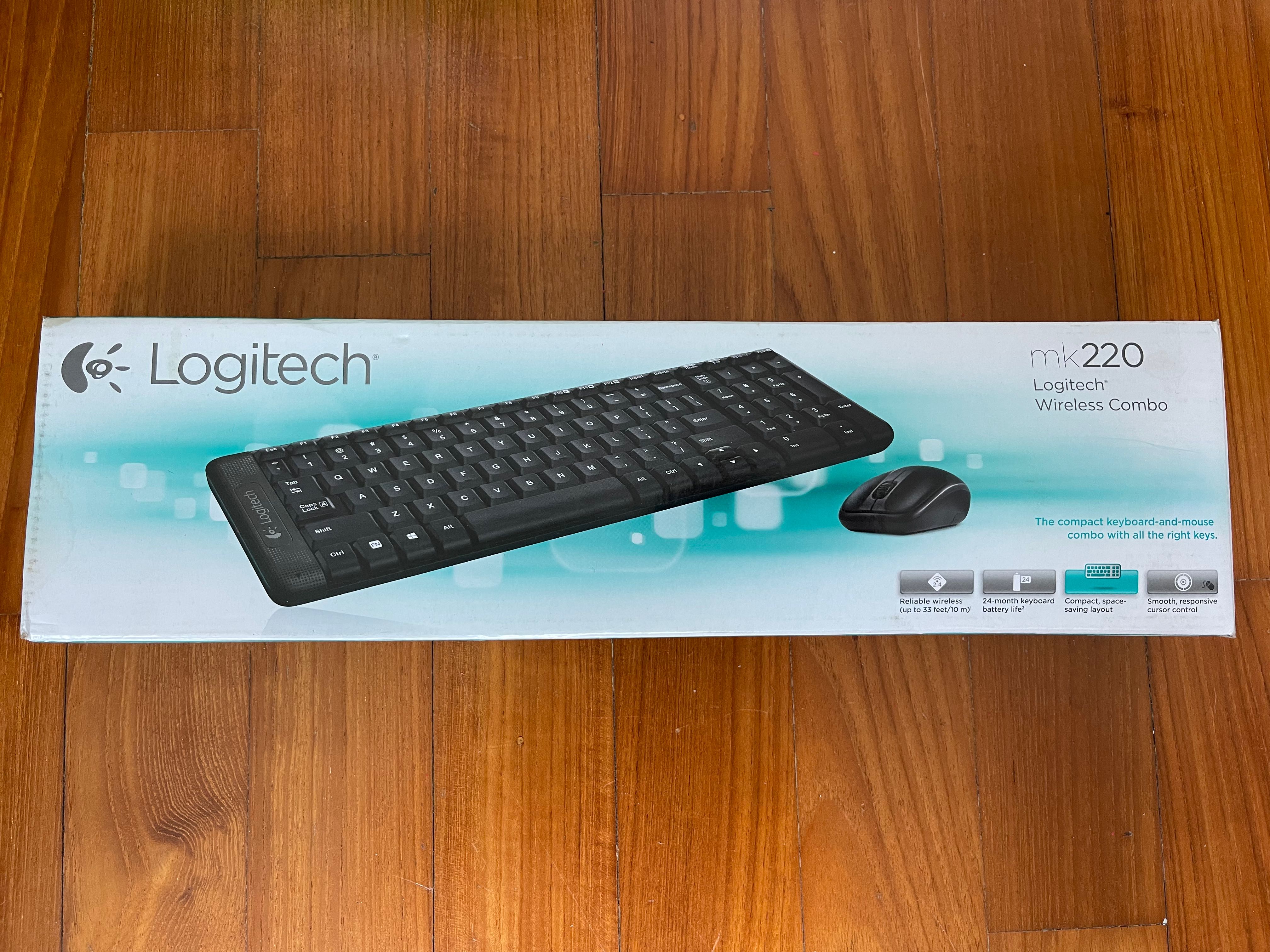 Logitech MK220 Wireless Keyboard, Computers & Tech, Parts & Accessories ...