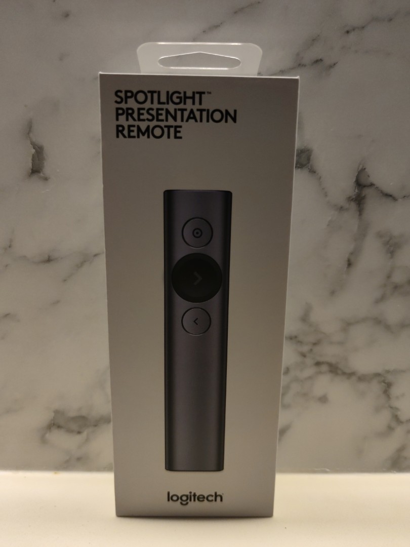 Logitech Spotlight (Slate) Presenter Remote, Computers & Tech, Office ...