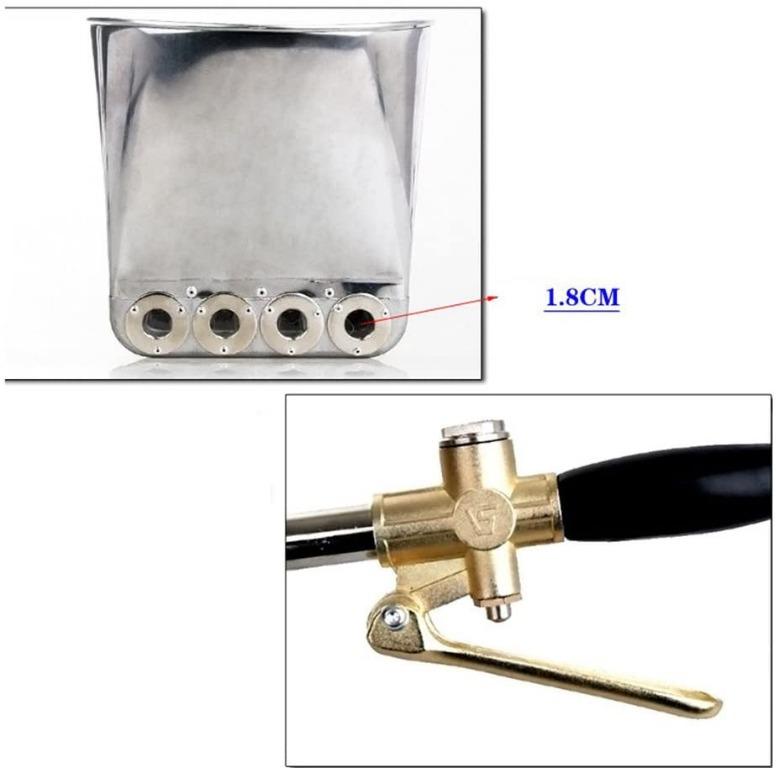 LUBAN Cement Mortar Spray Gun - Stucco Shovel Cement Spray Gun - Air ...