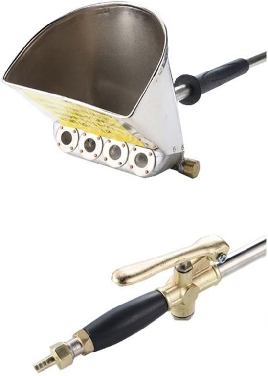 LUBAN Cement Mortar Spray Gun - Stucco Shovel Cement Spray Gun - Air ...