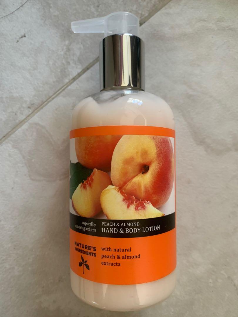 Mark& spencers peach/almond body & hand lotion, Beauty & Personal Care ...