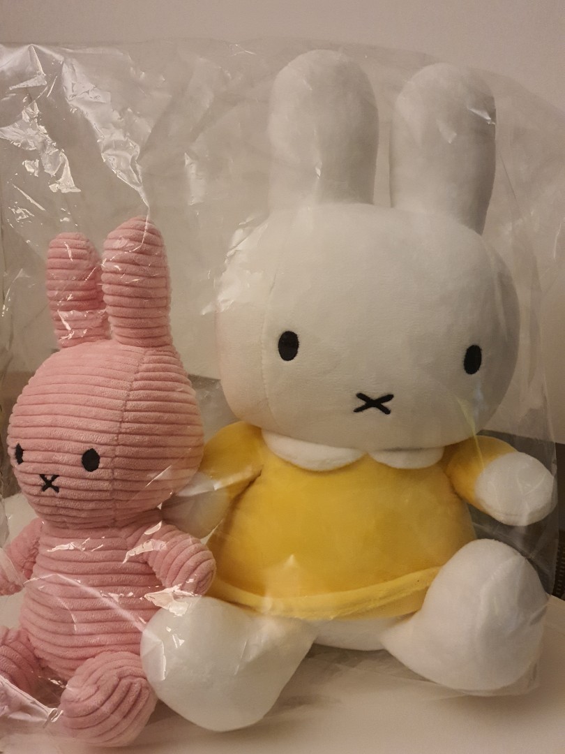 Miffy stuff toy (pair), Hobbies & Toys, Memorabilia & Collectibles, Fan ...