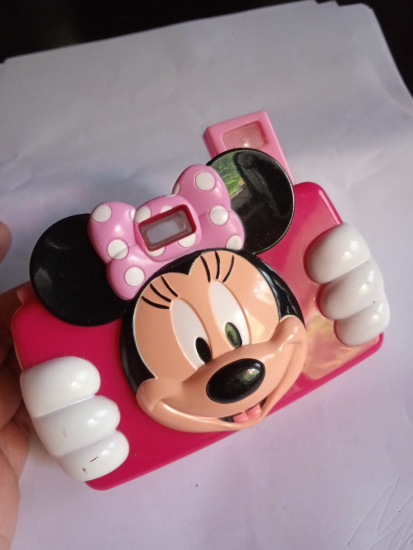 Minnie mouse camera, Hobbies & Toys, Toys & Games on Carousell