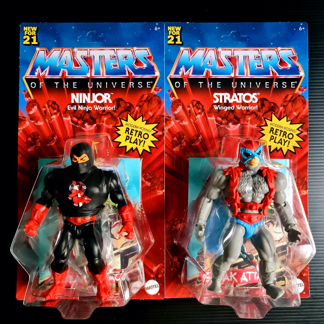 MISB Mattel Masters Of The Universe MOTU Origins Stratos, Ninjor ...