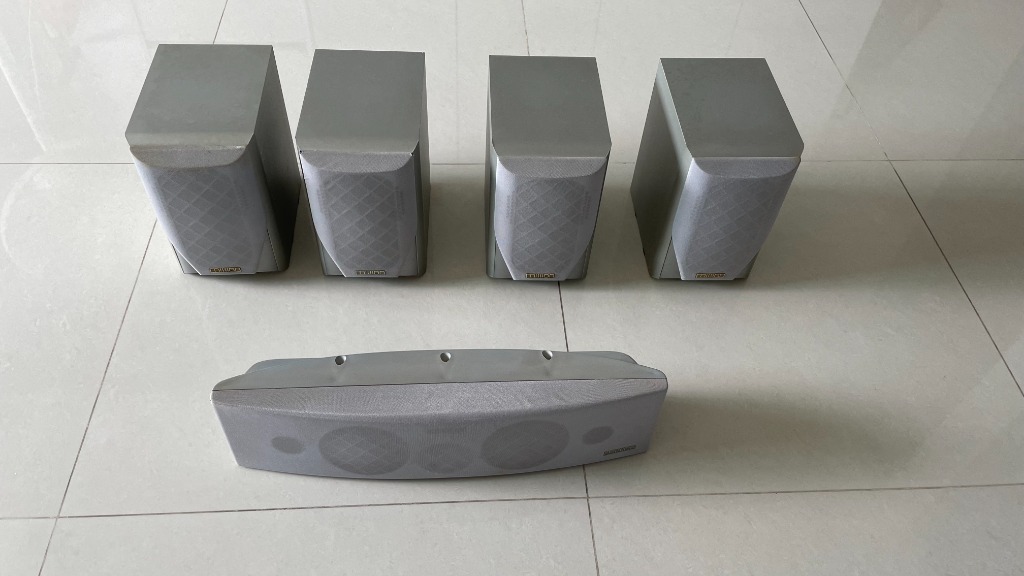 Mission M70 Bookshelf Speakers + M7C1i Center Speaker, Audio, Soundbars ...