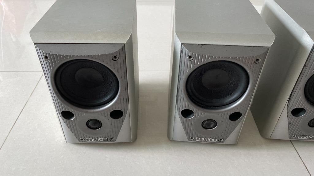 Mission M70 Bookshelf Speakers + M7C1i Center Speaker, Audio, Soundbars ...