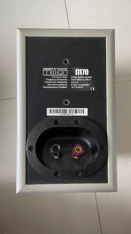 Mission M70 Bookshelf Speakers + M7C1i Center Speaker, Audio, Soundbars ...